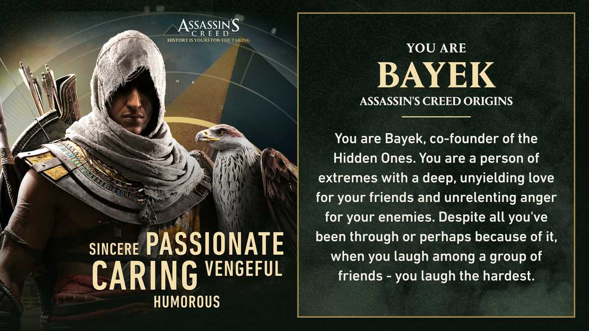 Which Assassin are you? Find out now.